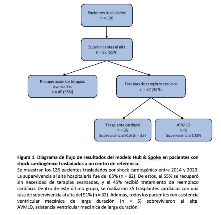 Resultados del modelo Hub & Spoke en shock cardiogénico en un Área ...