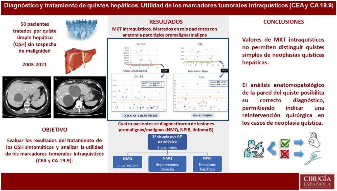 Diagnóstico y tratamiento de los quistes hepáticos. Utilidad de los ...