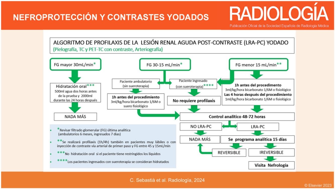 Nefroprotección y contrastes yodados | Radiología