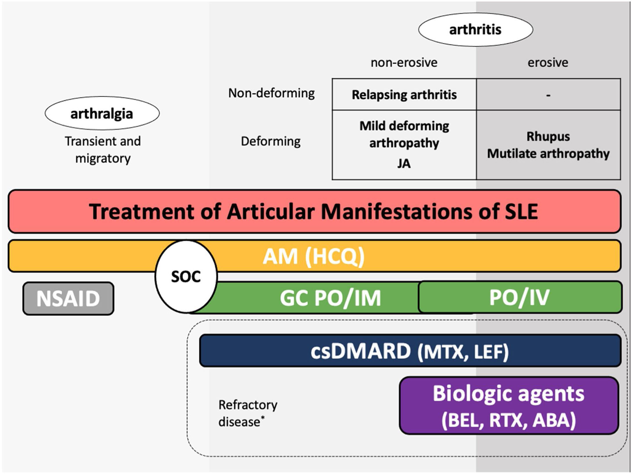 Diagnosis and treatment of articular manifestations of systemic lupus ...