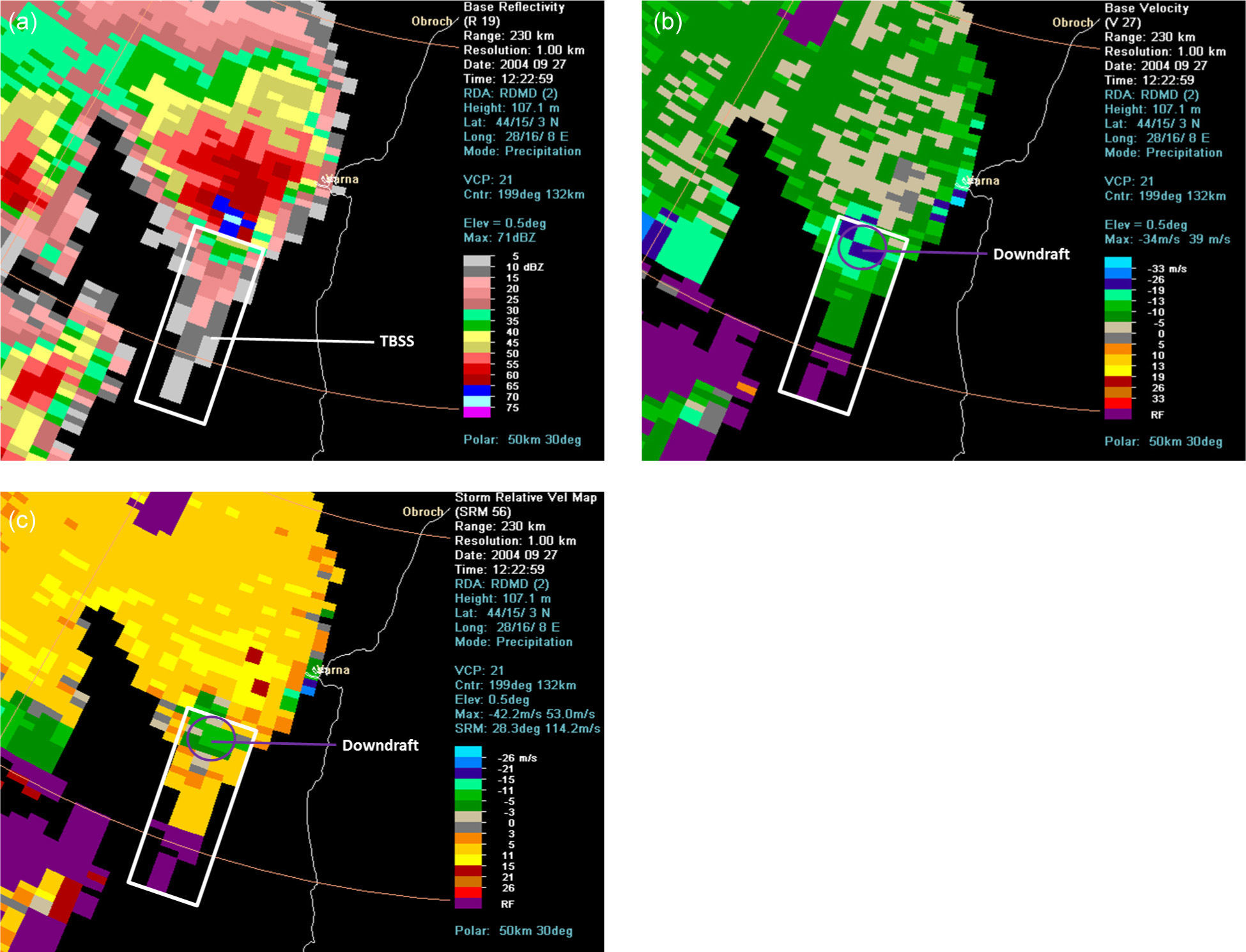Detection of hail through the three-body scattering signatures and its ...