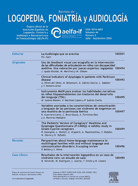 La discriminación auditiva en niños con discapacidad auditiva y ...