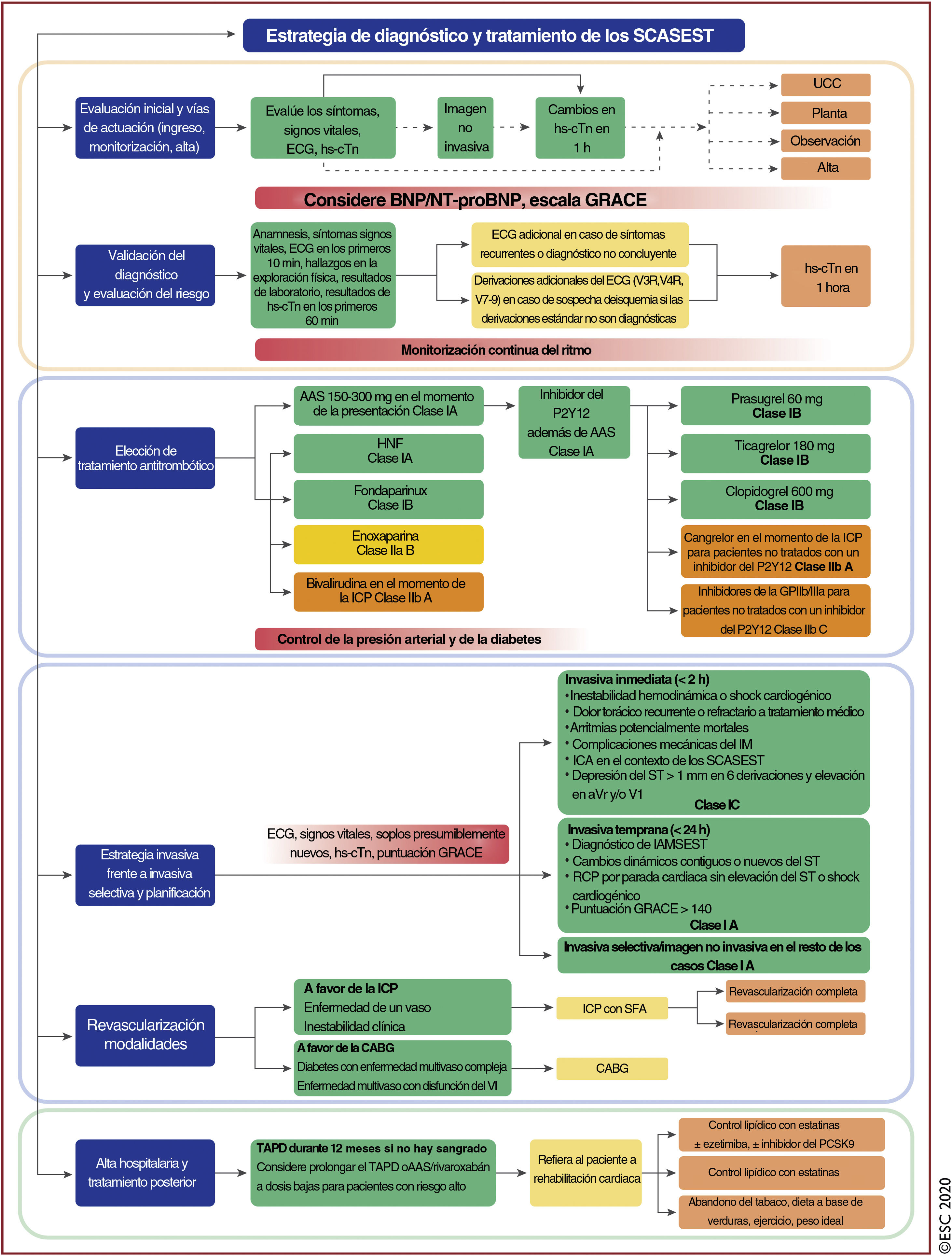 Guía ESC 2020 sobre el diagnóstico y tratamiento del síndrome coronario ...