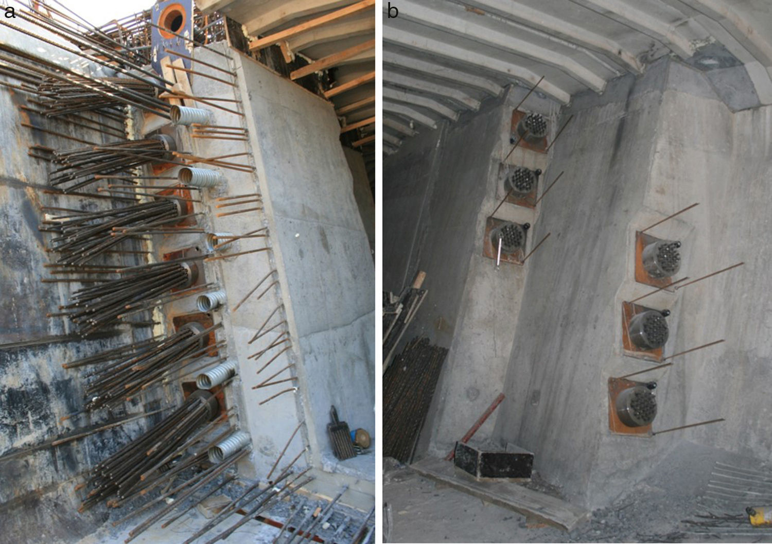 Viaduct over the River Deba on the ‘Basque-Y’ high-speed rail line ...