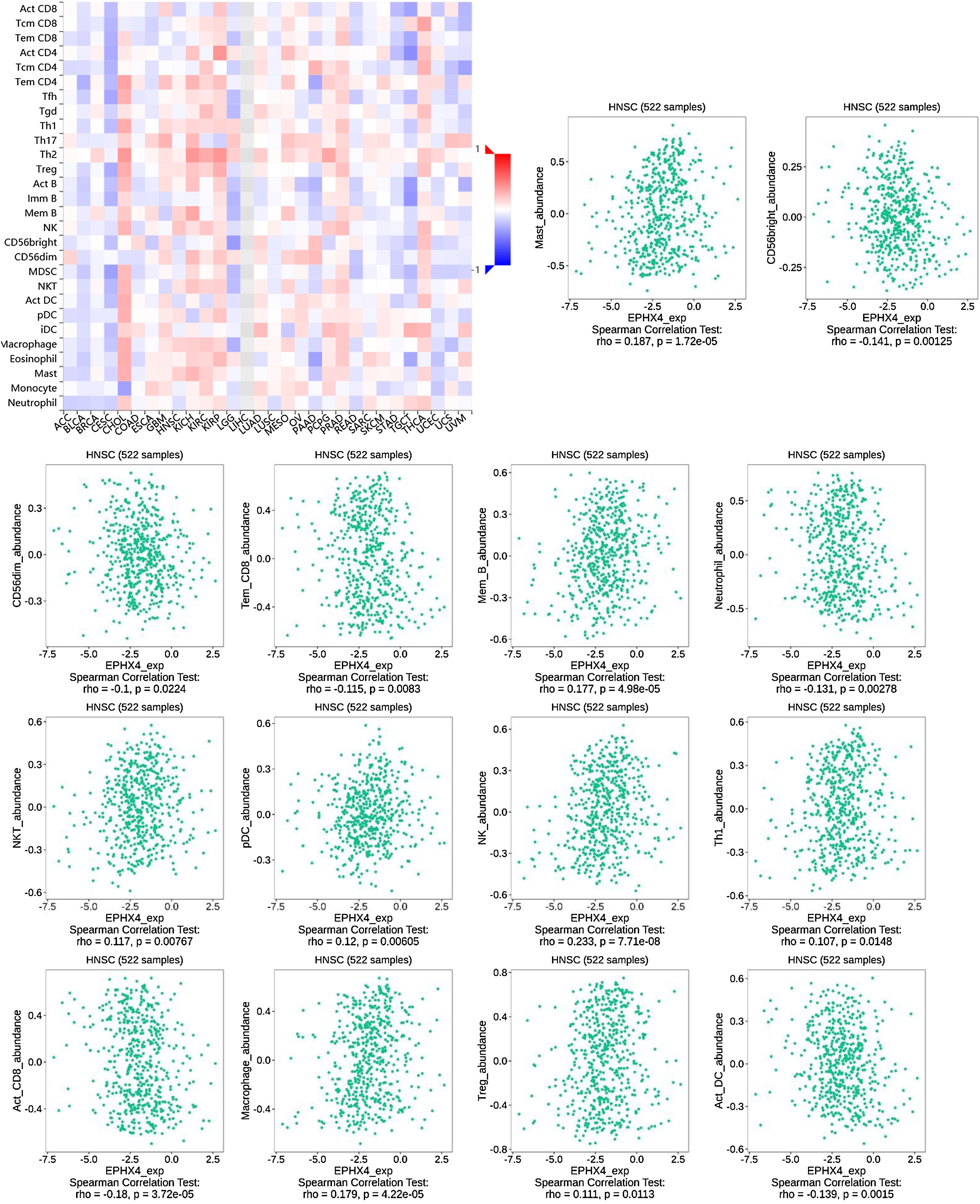 Comprehensive analysis of the immune implication of EPHX4 gene in ...