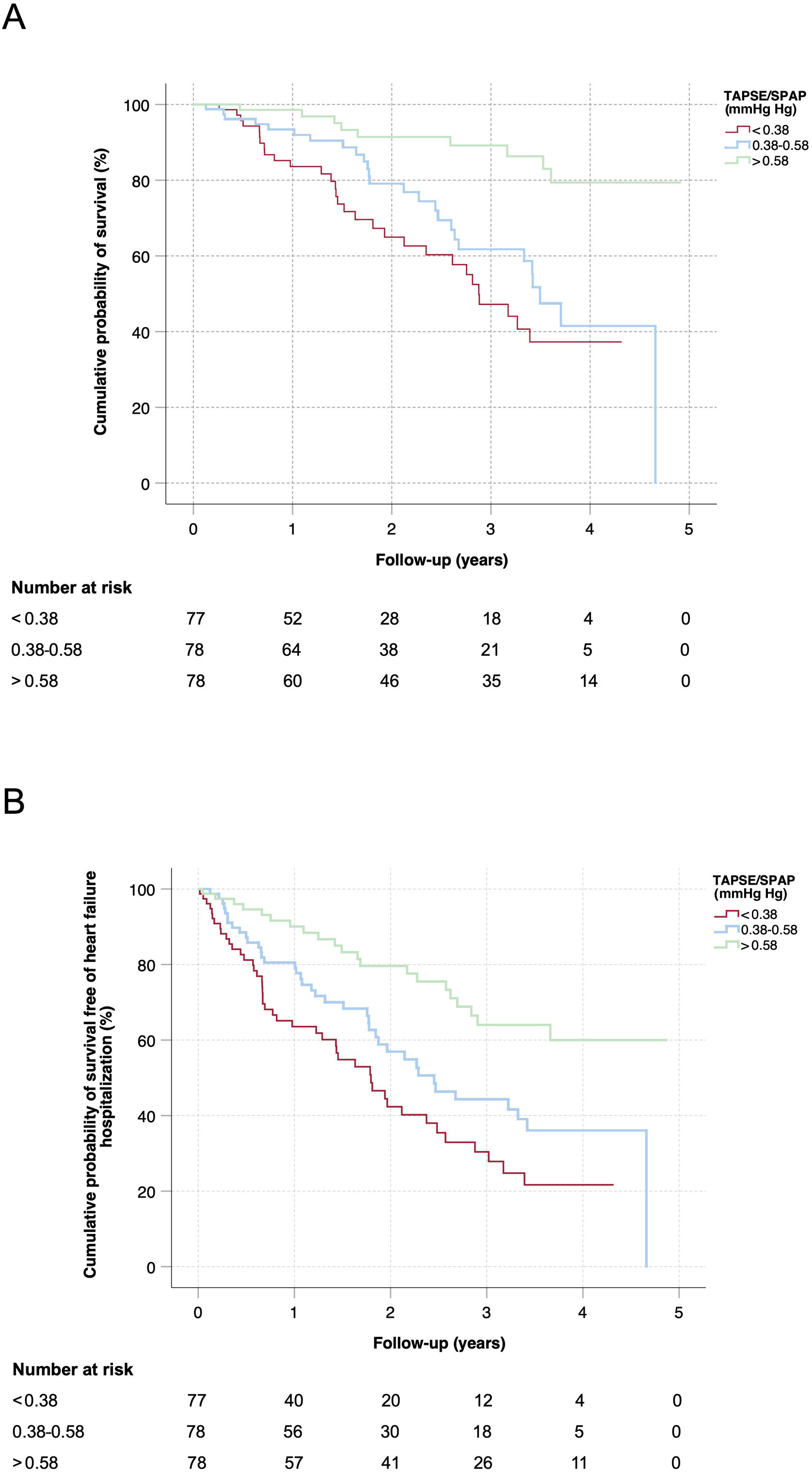Prognostic value of the tricuspid annular plane systolic excursion ...