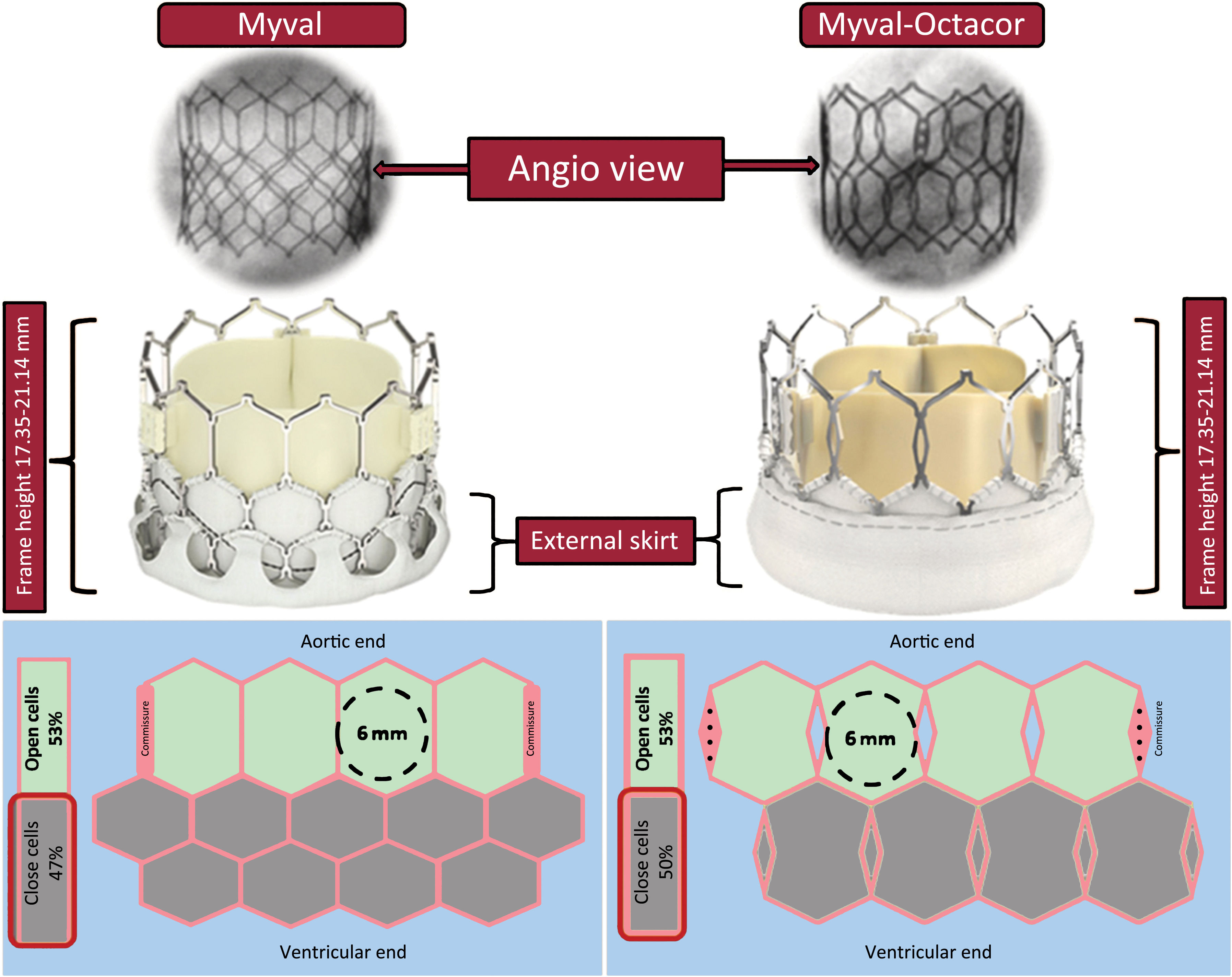 The novel balloon-expandable Myval transcatheter heart valve ...