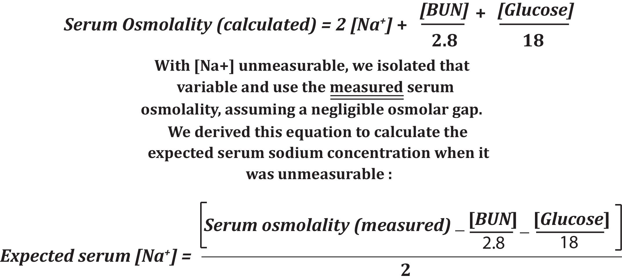 serum osmolality interpretation