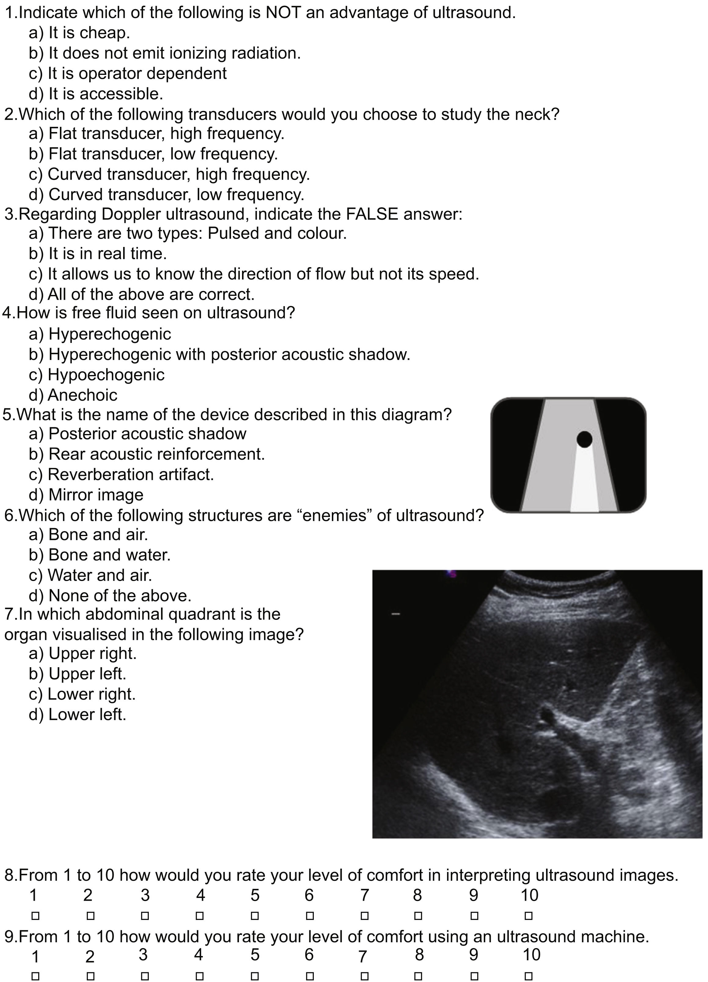 Practical ultrasound workshops to teach medical students basic concepts ...