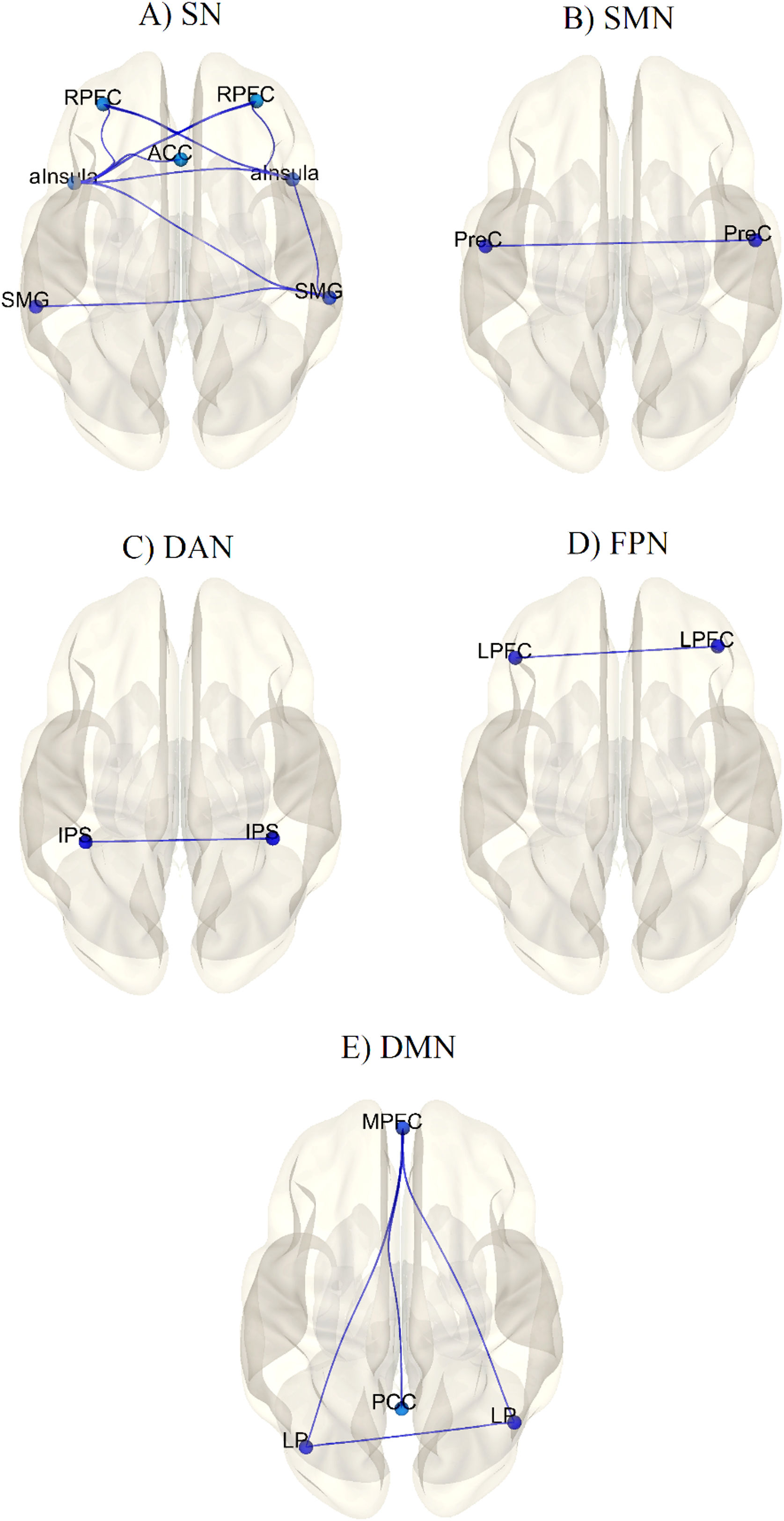 Evaluation of functional brain damage using resting-state functional ...