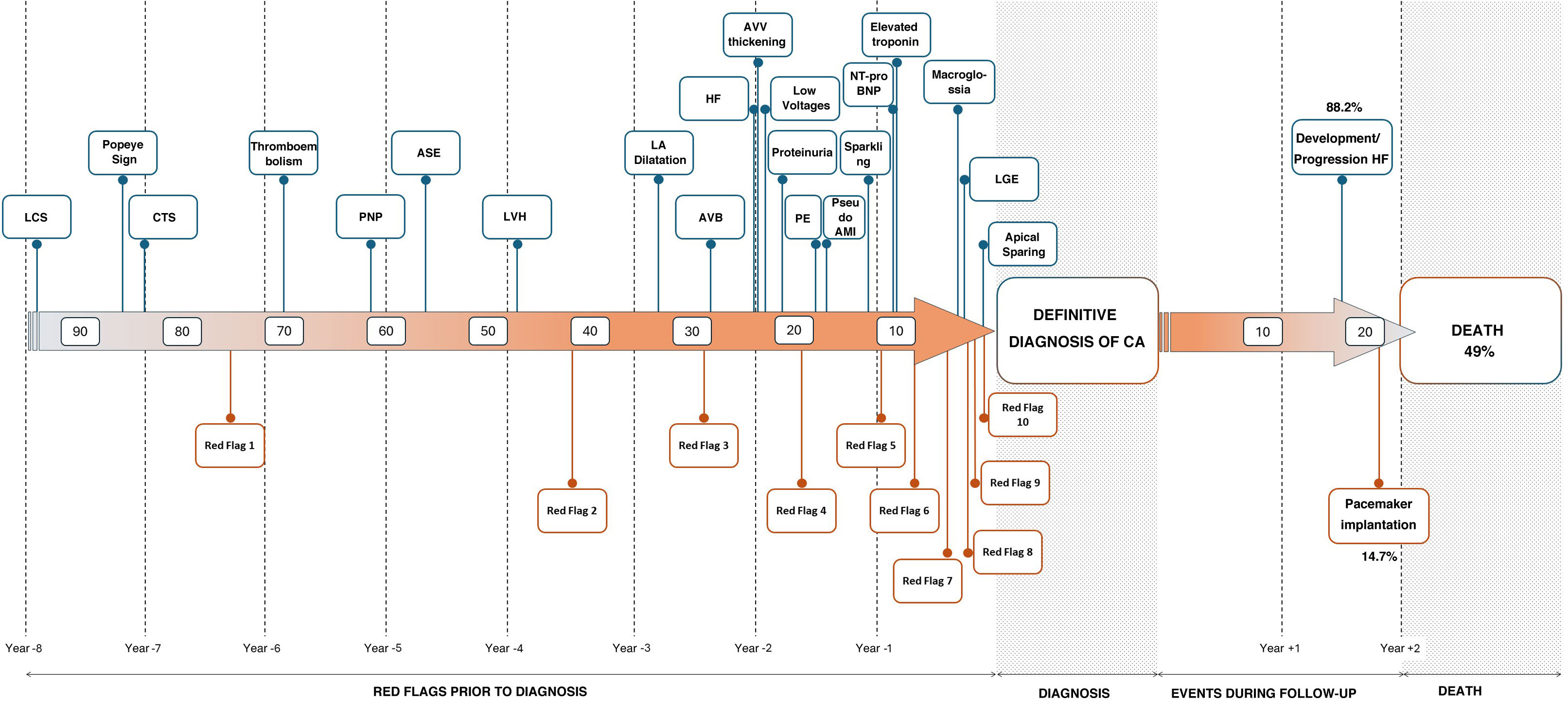 Cardiac amyloidosis and red flags: natural history and its impact in ...